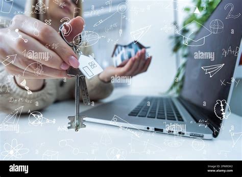 Quantitative Analyst Is Drawing Different Math Formulas On The Glass