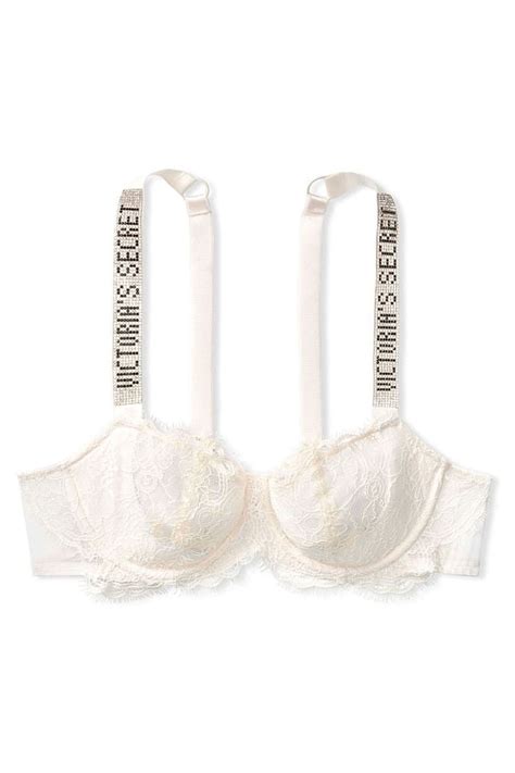 Buy Victorias Secret Wicked Unlined Lace Shine Strap Balconette Bra