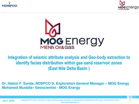 Pdf Integration Of Seismic Attribute Analysis And Geo Body Extraction