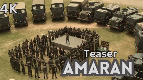 Amaran Teaser Ulaganayagan Kamal Haasan Sivakarthikeyan Youtube