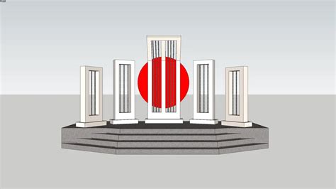 Shahid Minar Bangladesh 3d Warehouse