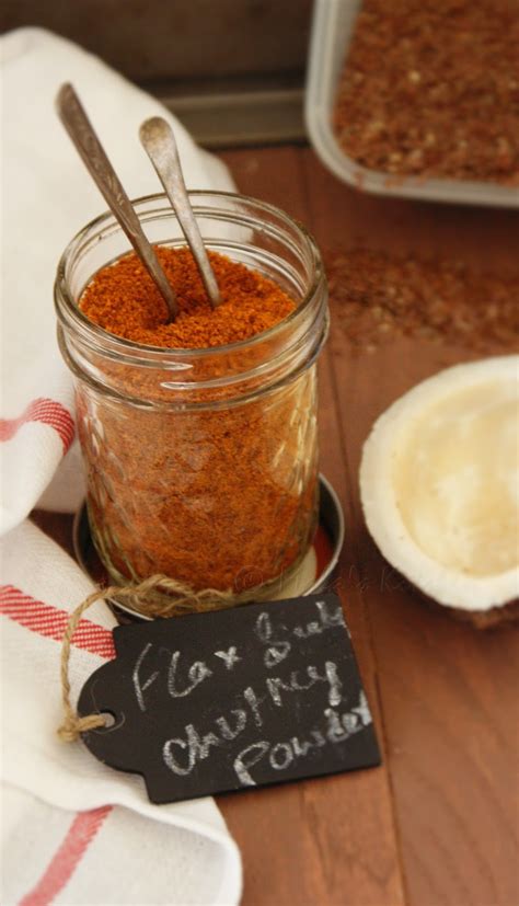 Flax Seeds Chutney Powder Agase Chutney Powder Malas Kitchen