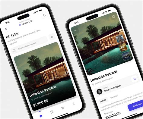 Real Estate App Ui Design Mockus By Sahil Mondal Alphacrease