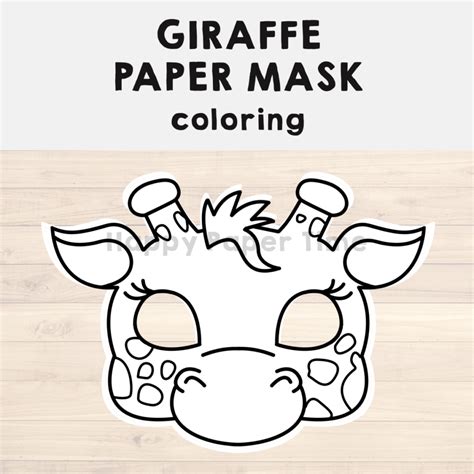 Giraffe Printable Mask At Tracy Mcfall Blog