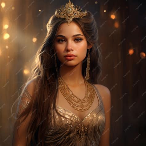 Premium Ai Image Beautiful Portrait Of An Attractive Princess Beauty