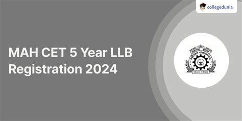 Mah Cet 5 Year Llb Registration 2024 Open Check Direct Link Here
