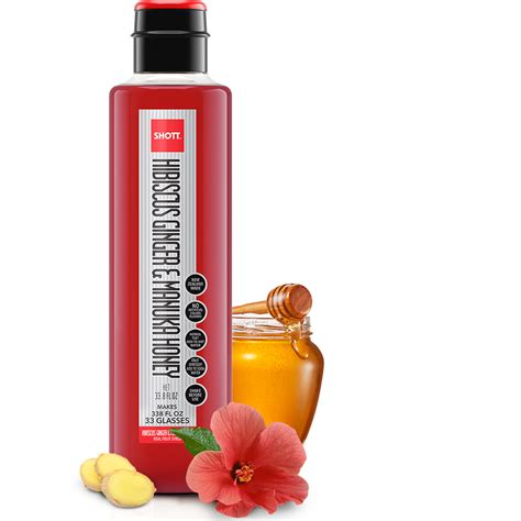 Hibiscus Ginger And Manuka Honey Syrup 1ltr Soft Stuff Distributors