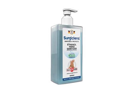 Surgiclens Ethanol Hand Sanitizer Packaging Type Pump Bottle