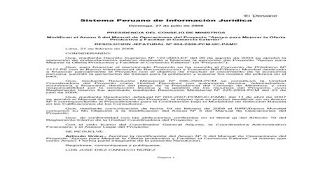 Sistema Peruano De Información Jurídicaspijminjusgobpenormastextos