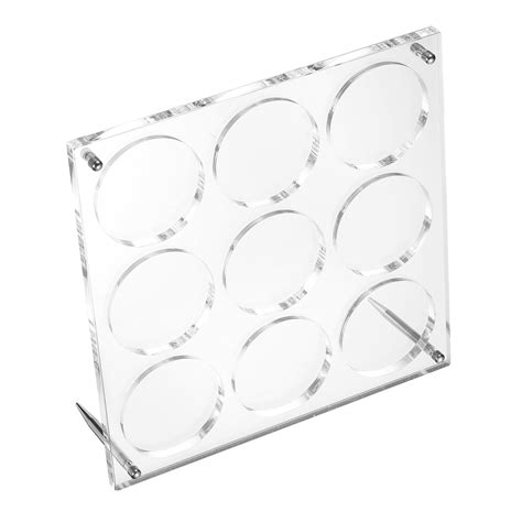 25 Acrylic Coin Display Frame 3d Floating Display Case Holder 9 Slots