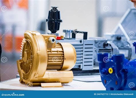Vortex Blowers For Drying Finished Products Or Various Tanks Stock Image Image Of Heavy