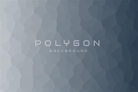 흰색과 회색 다각형 배너 배경 프리미엄 벡터