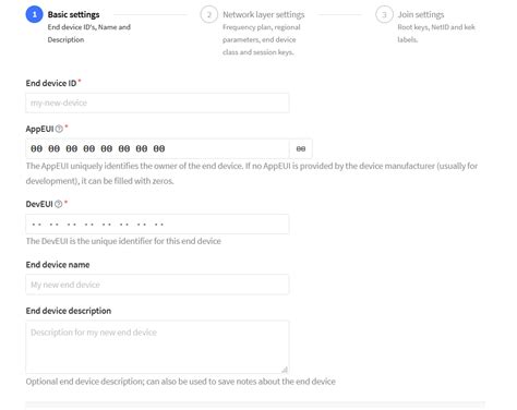 Auto Generate DevEUI And AppEUI In TheThingsStack V3 End Devices