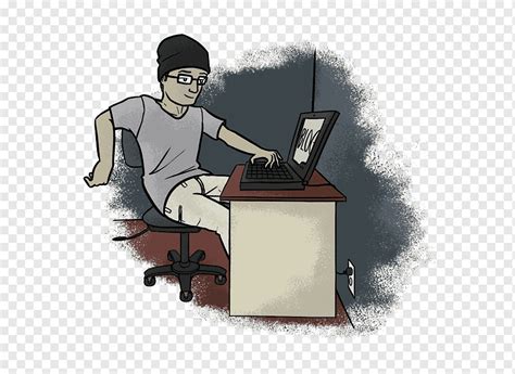 통신 기술 데스크 인간의 각도 작업 읽기 동작 만화 각도 행동 Png Pngwing