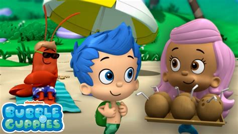 Molly And Gil Go To A Beach Dance Party 🥥🏖️ Bubble Guppies Youtube