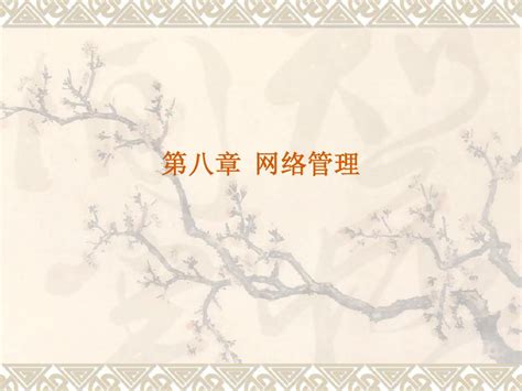 计算机网络第八章 网络管理 word文档在线阅读与下载 无忧文档