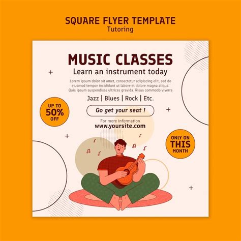 Premium Psd Tutoring Template Design