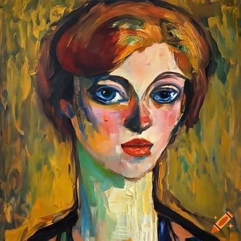 Thick Oil Painting Of A Beautiful Woman On Craiyon