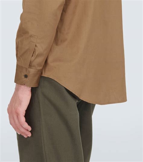 브라운 코튼 포플린 셔츠 Gr 10 K Mytheresa