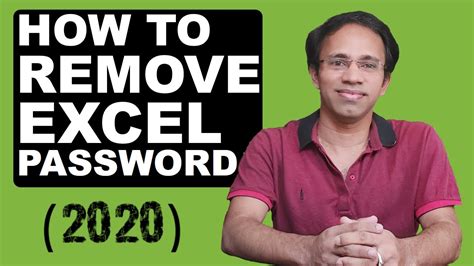 How To Remove Excel Password In 2020 Step By Step Tutorial Youtube