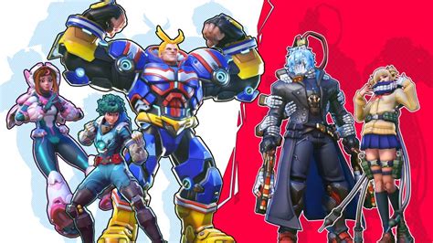 Der Manga My Hero Academia kommt mit fünf neuen Kostümen zu Overwatch 2