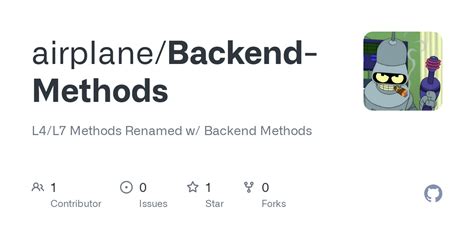 github airpiane backend methods old backend l4 l7 methods