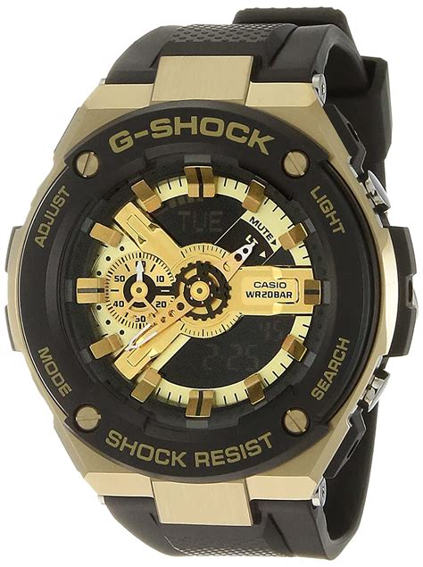 Buy Casio G Shock Analog Digital Gold Dial Men S Watch GST G A DR G At Amazon In