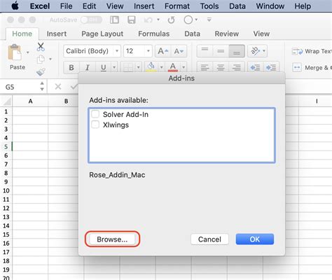 Rose Excel Add In For Mac Rose Documentation