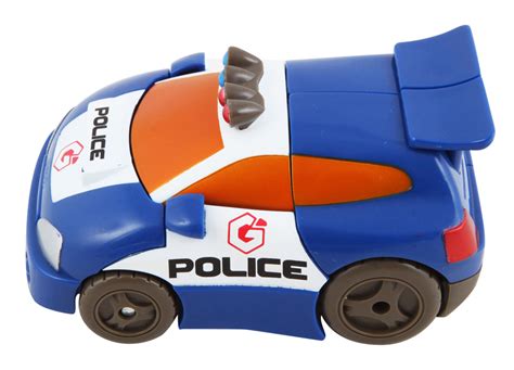 Basic Class Cop Bot Transformers Playskool Big Adventures Go Bots