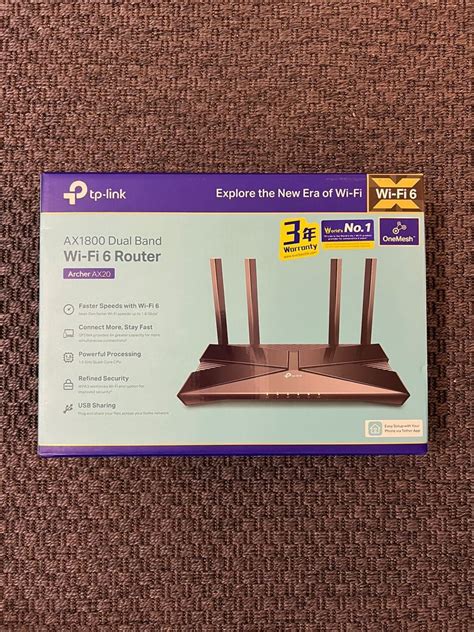 Tp Link Ax 1800 Dual Band Wi Fi 6 Router 電腦＆科技 電腦周邊及配件 Wifi及上網相關產品