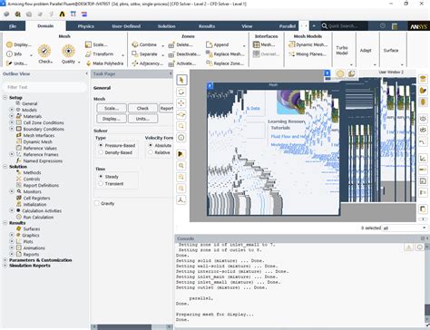Mesh Window In Fluet Solver Is Frozen