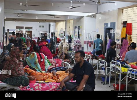 People Suffering From Dengue Fever Receive Treatment At Mugda Medical