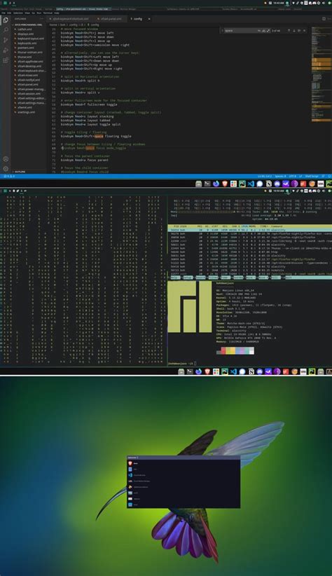 [i3 Xfce] Manjaro Dockx And Rofi My First Rice R Unixporn