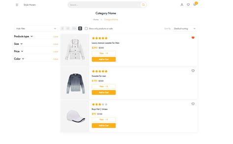 Style Haven Reactjs E Commerce Template