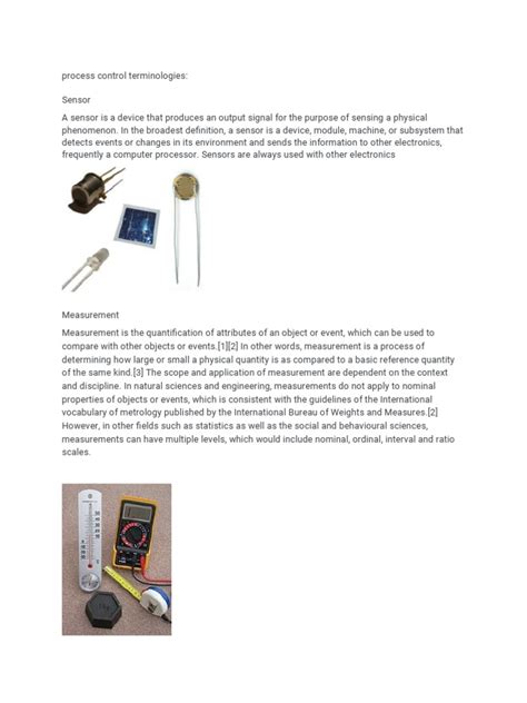 Process Control Terminologies Auto Lec 1 Download Free Pdf