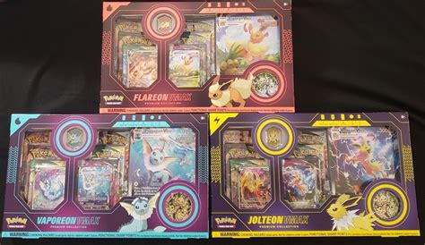 Mavin Pokemon TCG Eevee Evolution VMAX Premium Collection Set