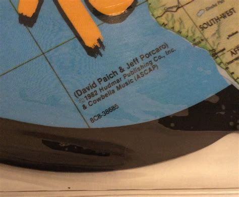 Rare Sealed 7 Shaped Picture Disc Toto Rosanna Africa