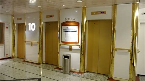Tour Of The MacGREGOR Navire Traction Elevators Cruiseferry M S Crown Seaways YouTube