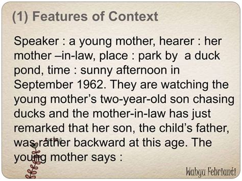 Discourse The Role Of Context In Interpretation Pptx