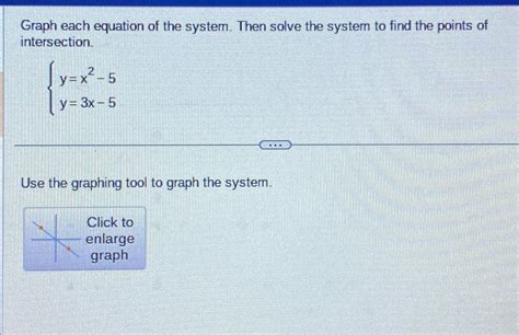 Solved Graph Each Equation Of The System Then Solve The Chegg