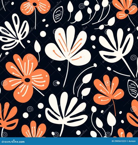 Generative Ai Inspires Hand Drawn Flower Shapes In An Intricate