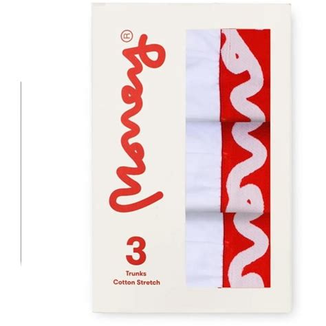 Money Chop Whitered 3pk Trunks Triple White