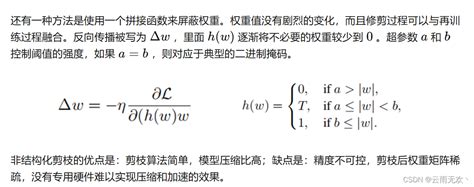 （剪枝）剪枝的理论 结构化剪枝的优点 csdn博客