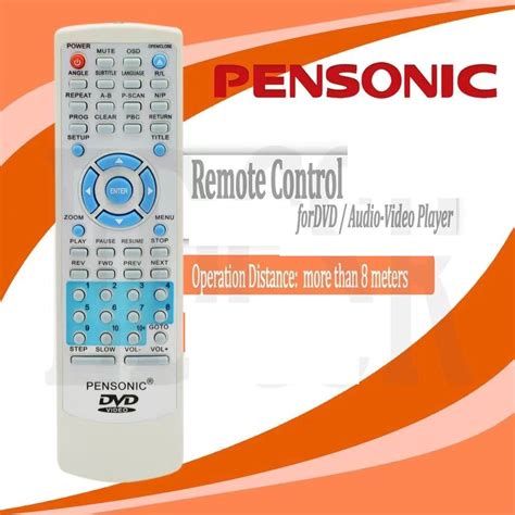 Huayu Universal Replacement Remote Control For Pensonic Brand Dvd