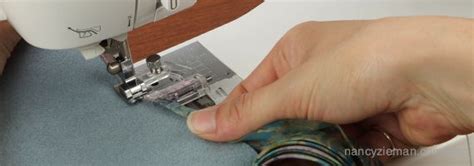 The Absolute Easiest Way To Sew Binding Using A Binding Foot Nancy Zieman Productions LLC Blog