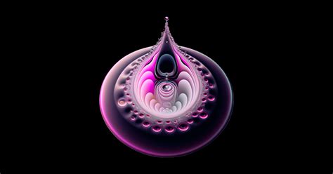 Spiral Fibonacci Style Pink Fuchsia Purple Fibonacci Sticker