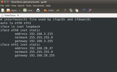 How To Set A Static IP Address On A Network Interface In Linux