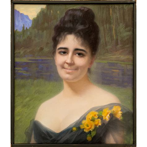 Gabriel De Cool Figura Femminile Pastello Su Cartoncino Trionfante Benedetto Casa Daste