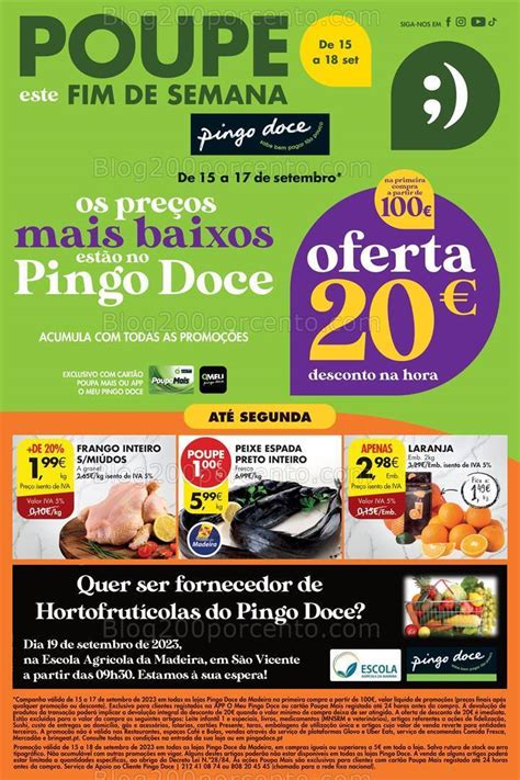 Antevisão Folheto Pingo Doce Madeira Promoções Fim De Semana 15 A 18
