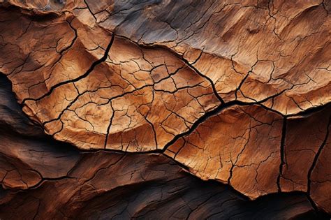 Premium Ai Image Bark Texture Capturing The Fascinating Patterns And Reliefs